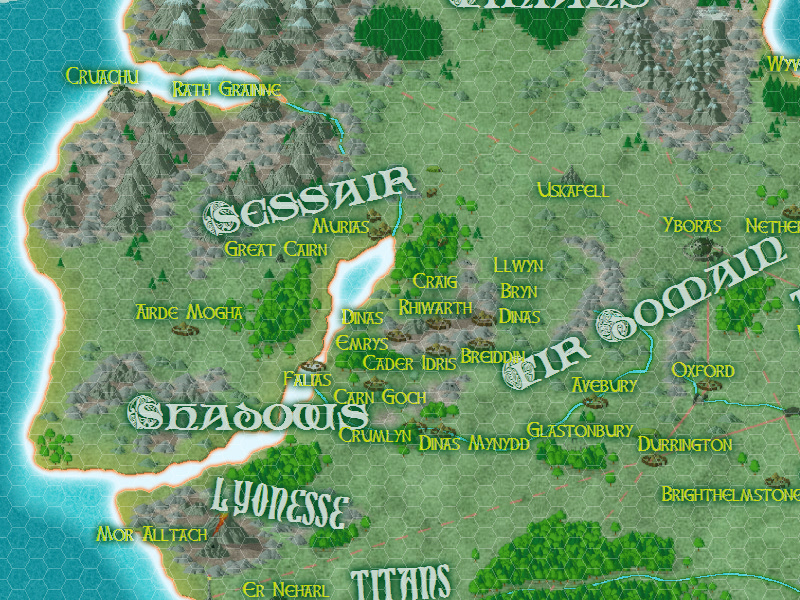 Tir Na Nog Map (Slaine RPG) - First attempt with CC3 — ProFantasy ...