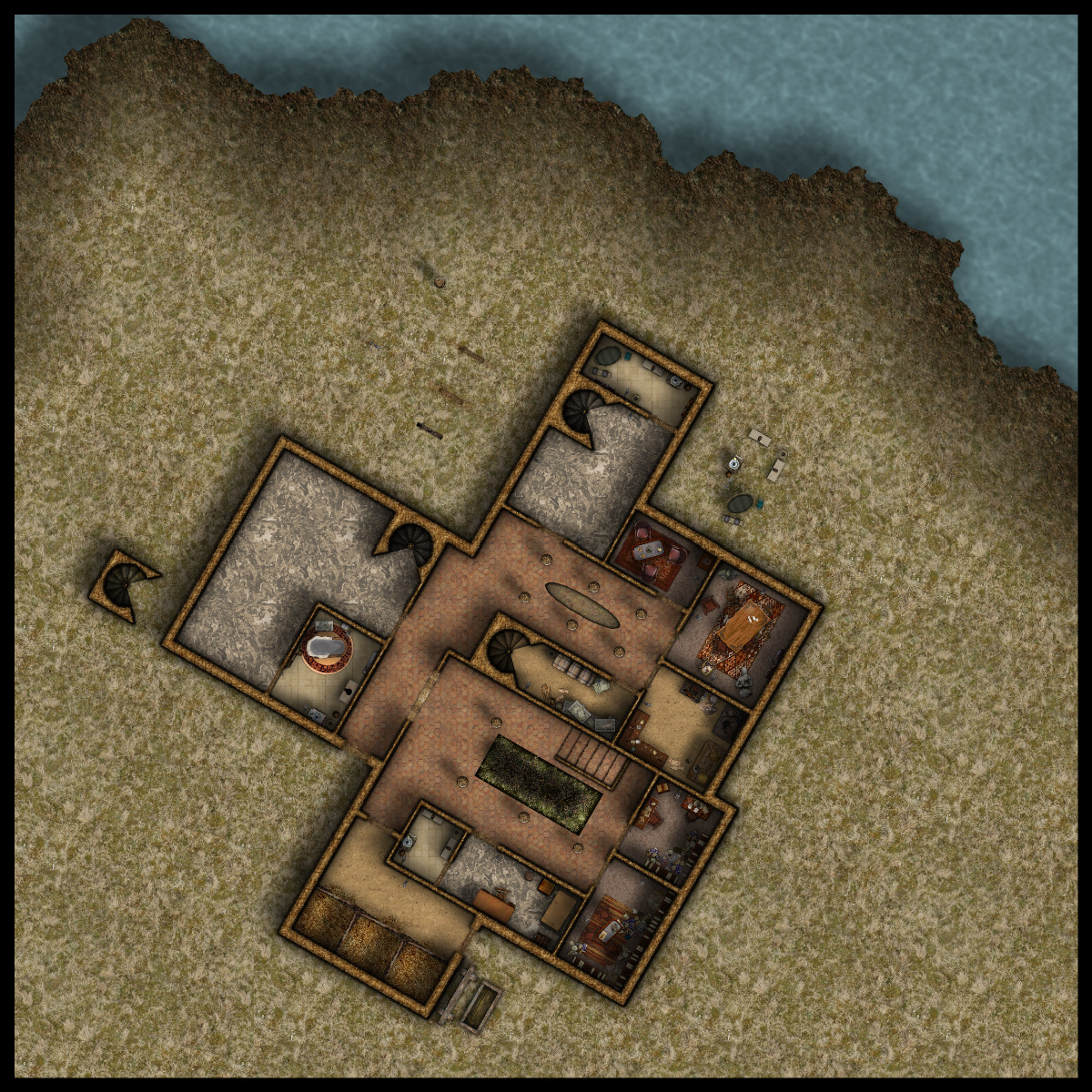 Al-Qadim Mansion / U1 - Sinister Secret of Saltmarsh — ProFantasy ...