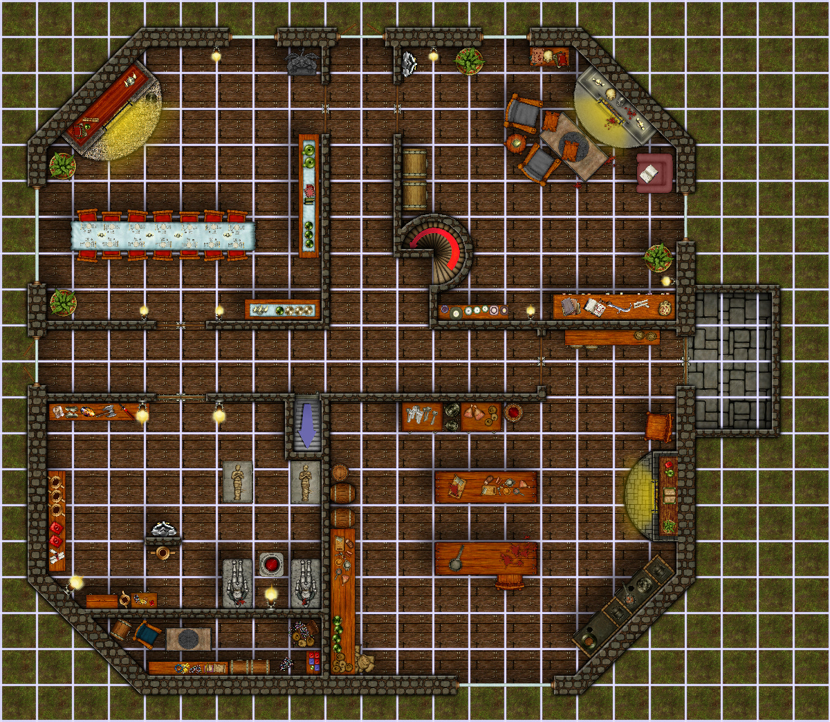 Battlemaps for an evil tower — ProFantasy Community Forum