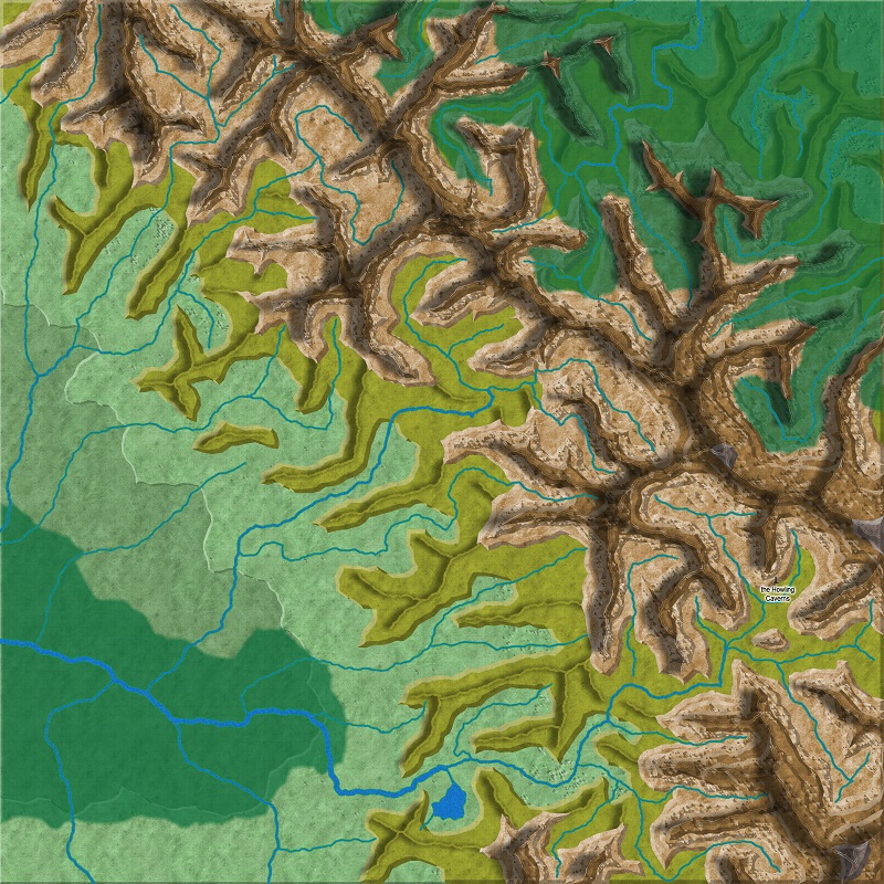 Experimenting with Shaded Relief using CC3 standard overland ...