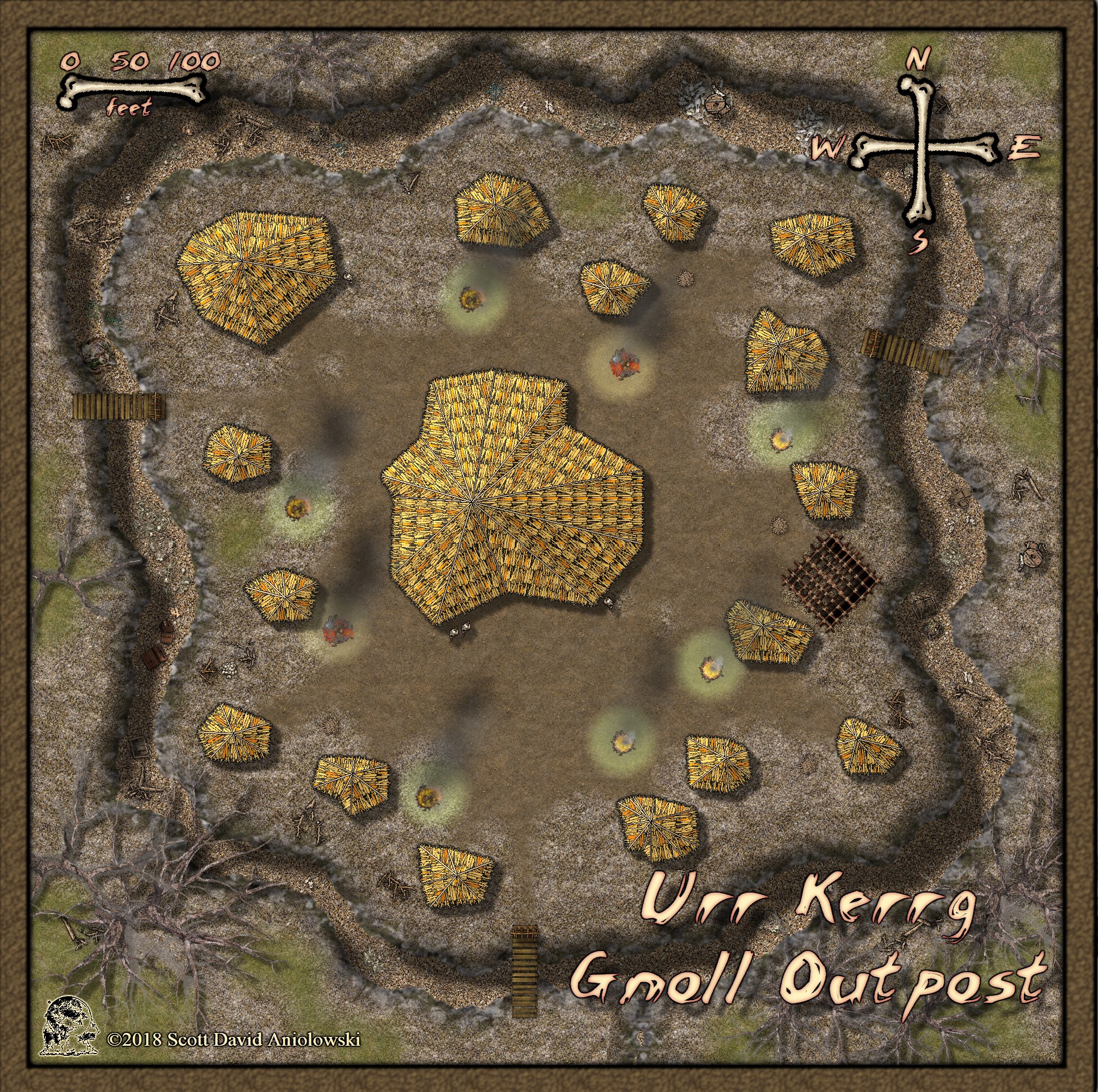 WIP -- Gnoll Village — ProFantasy Community Forum