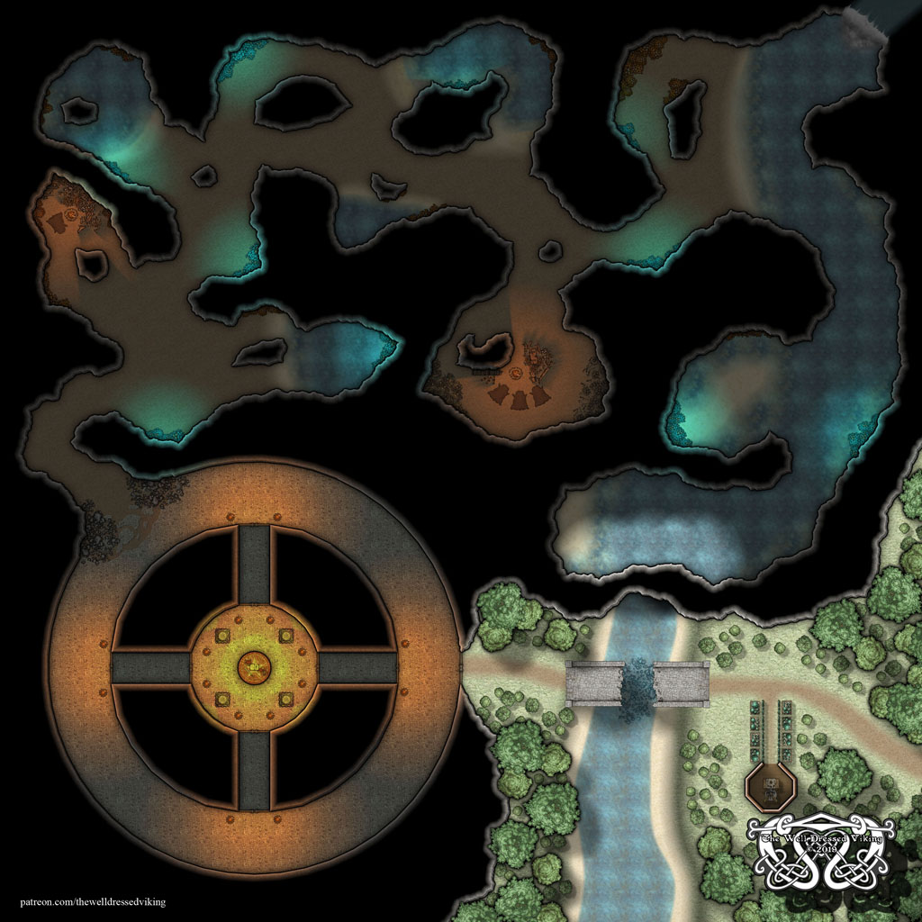Abandoned Temple battle map — ProFantasy Community Forum