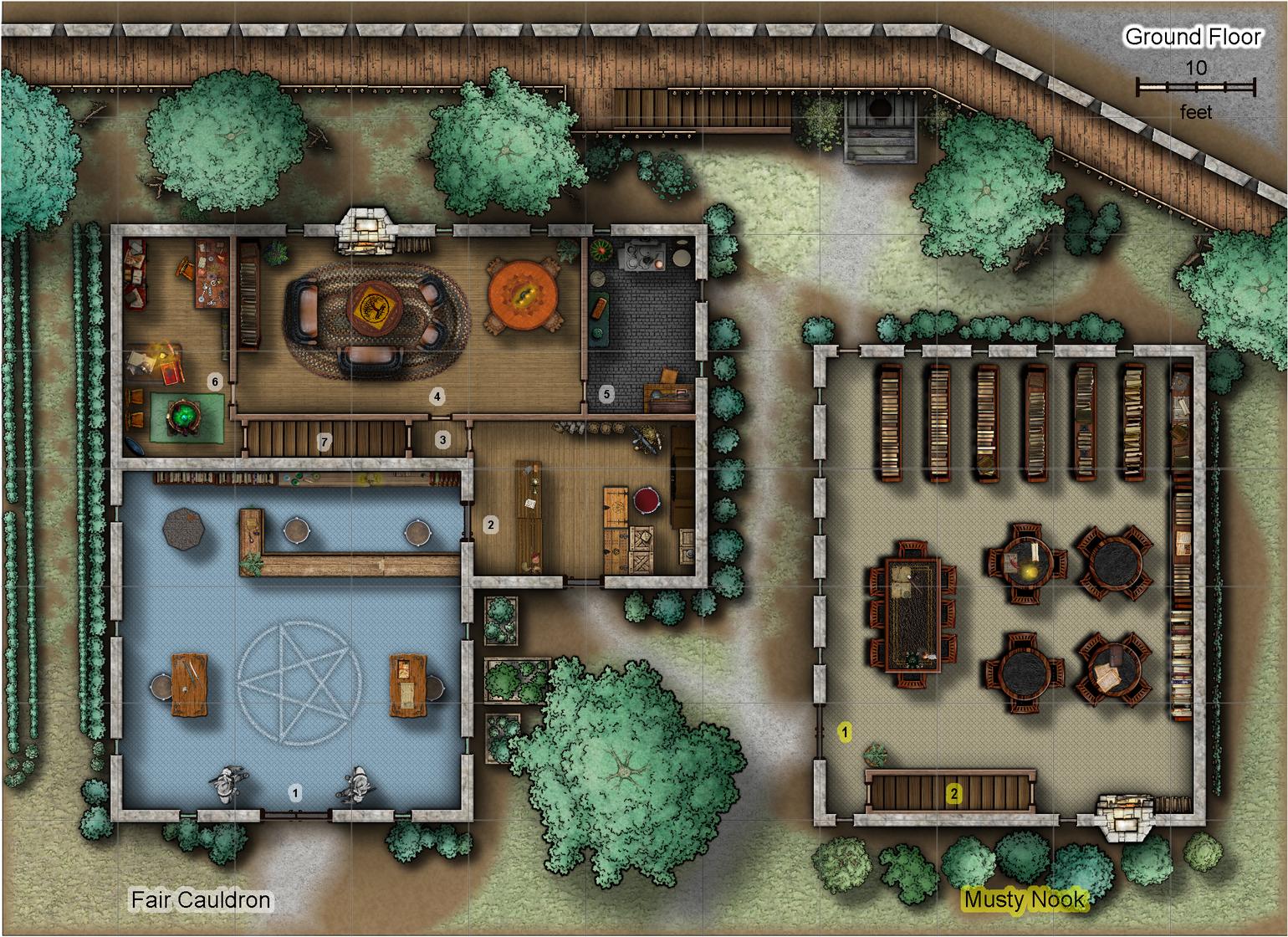 Fair Cauldron (Shop) -- Battlemap — ProFantasy Community Forum